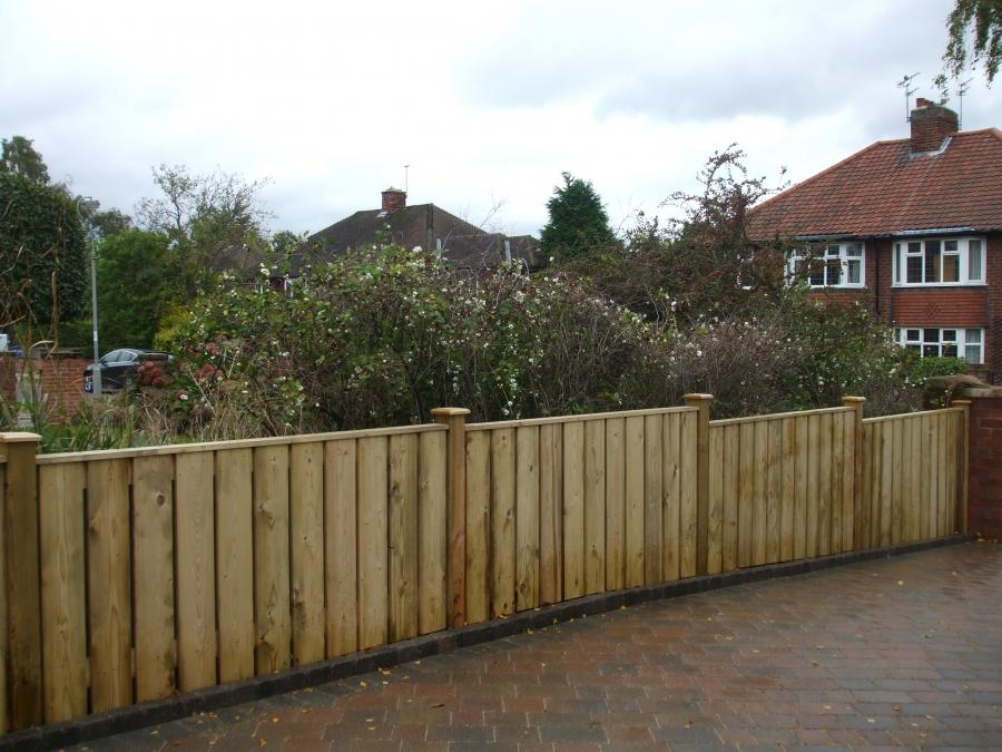 Gap Board Fencing - Products - Gates and fencing in York - Sandalwood ...