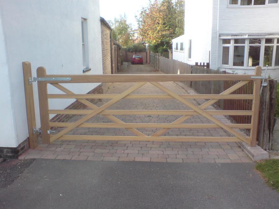 Standard 5 Bar Gates (Hardwood) - Products - Gates and fencing in York ...