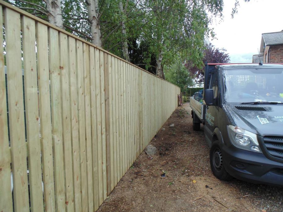 Gap Board Fencing - Products - Gates and fencing in York - Sandalwood ...