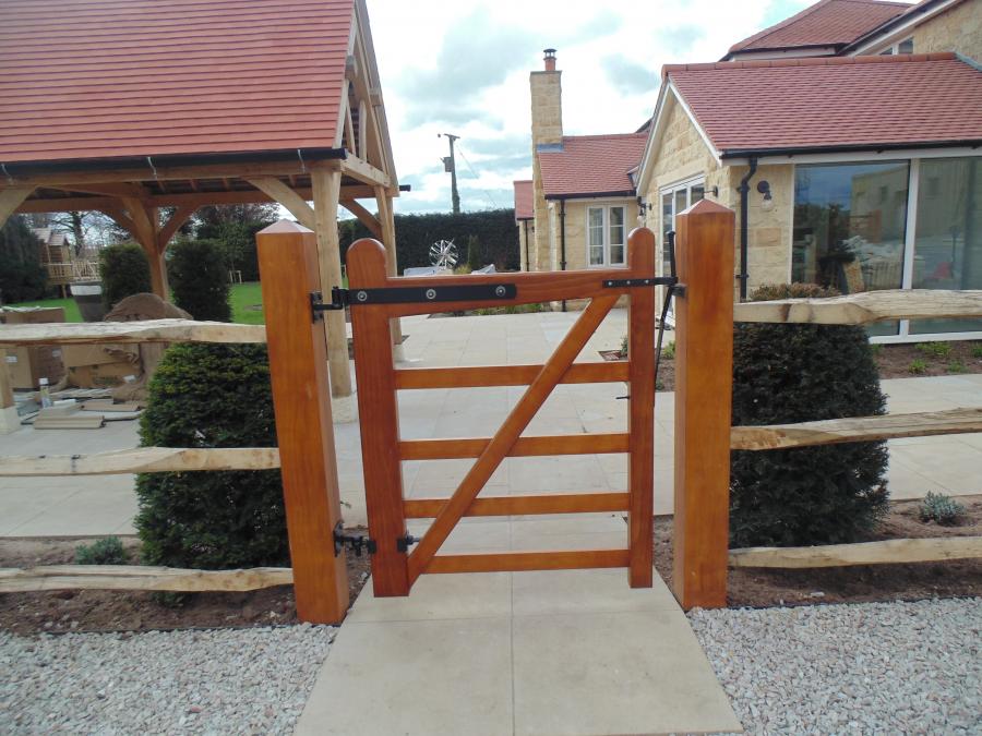 Standard 5 Bar Gates (Hardwood) - Products - Gates and fencing in York ...